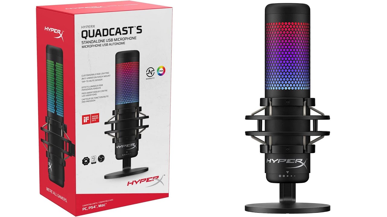 ¿Conoces el HyperX Quadcast S RGB? Descubre el micrófono que ilumina tu voz